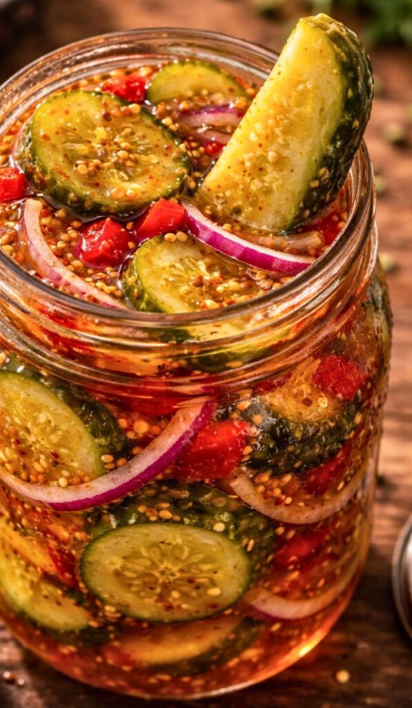 Famous Dave's Sweet and Spicy Pickles Recipe - Livy Cooks