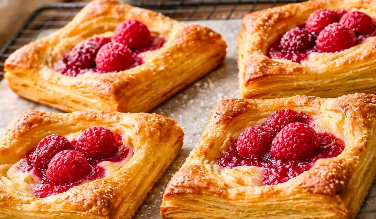 Raspberry Pastry Recipe - Livy Cooks